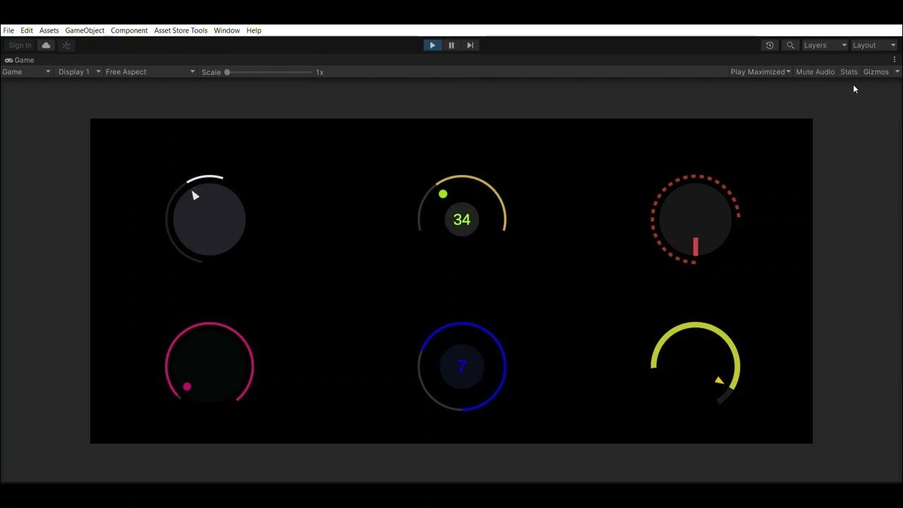 Knob UI asset for unity - YouTube