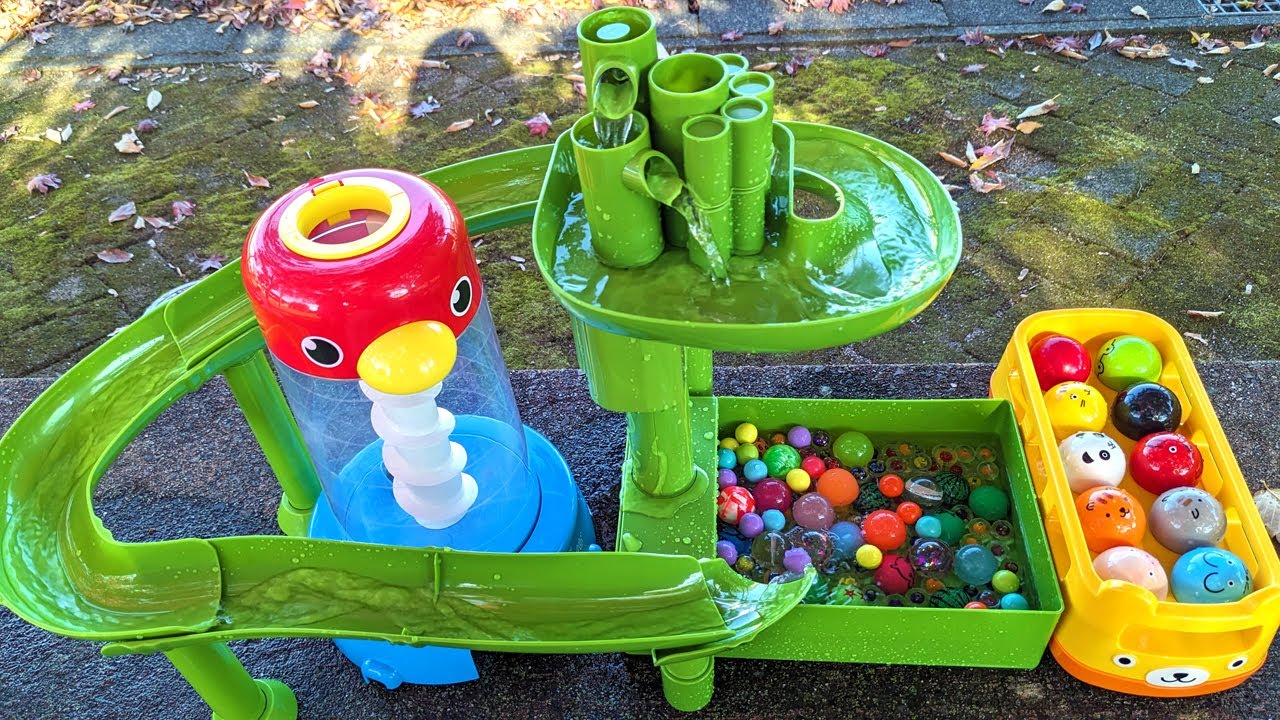 Somen Wiggle☆8 kinds of water slides! Sound of Water and ASMR - YouTube