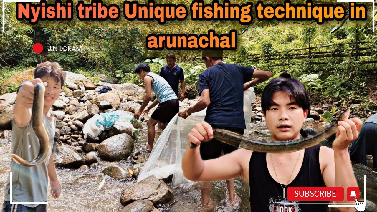 Nyishi tribe Unique fishing technique in arunachal pradesh || Amazing ...
