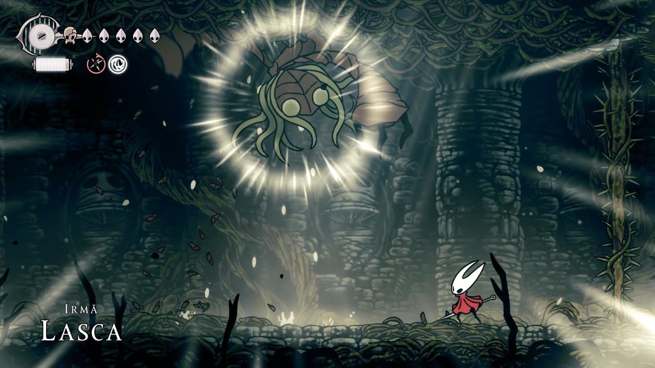 Hollow Knight Silksong Irmã Lasca + Garra Aderente (Chefão) - YouTube