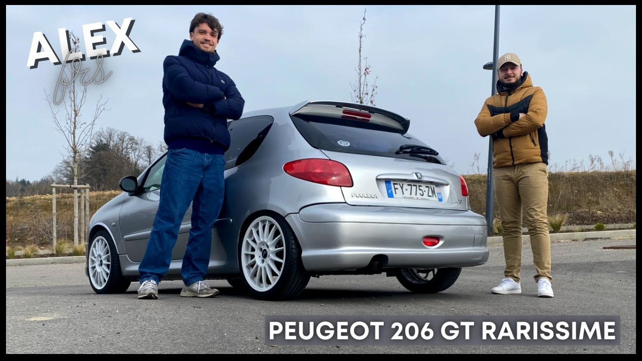 LA PEUGEOT 206 LA PLUS RARE !! 😱 206 GT WRC A SEULEMENT 4000 ...