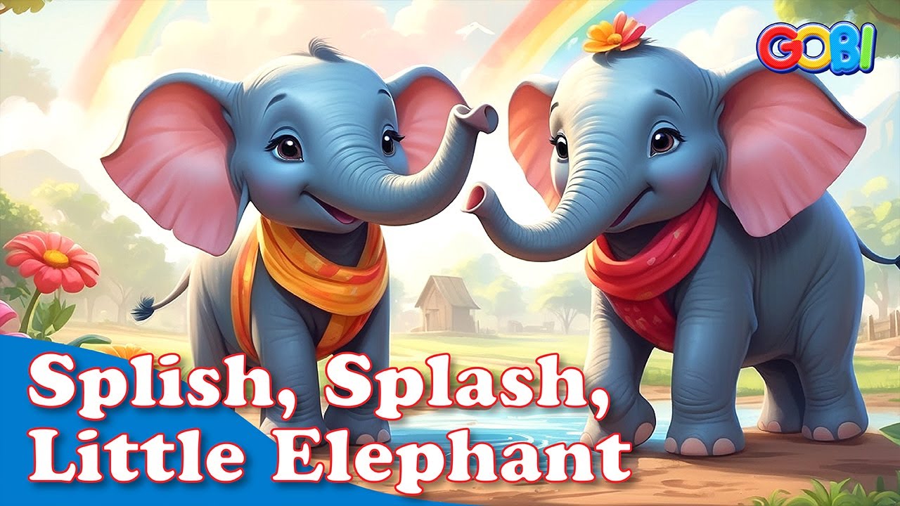 Splish, Splash, Little Elephant (Nursery Rhymes & Kids Songs) - YouTube