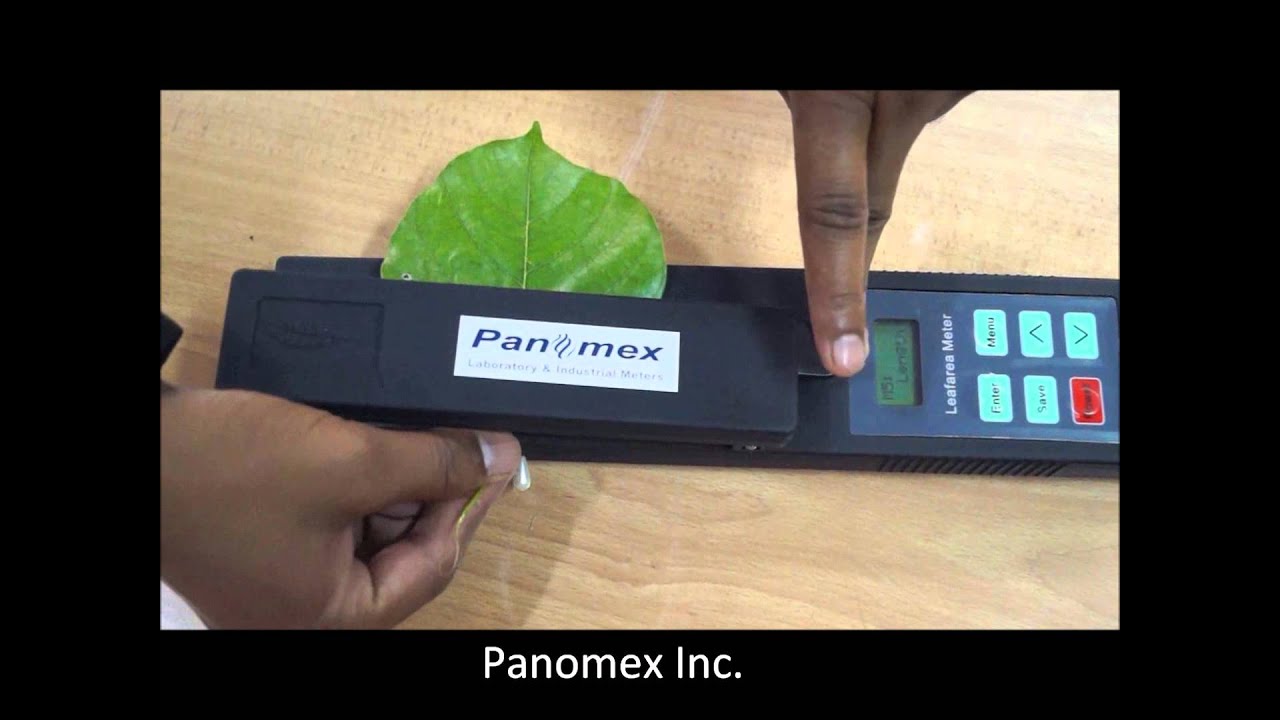 Portable Leaf Area Meter - YouTube