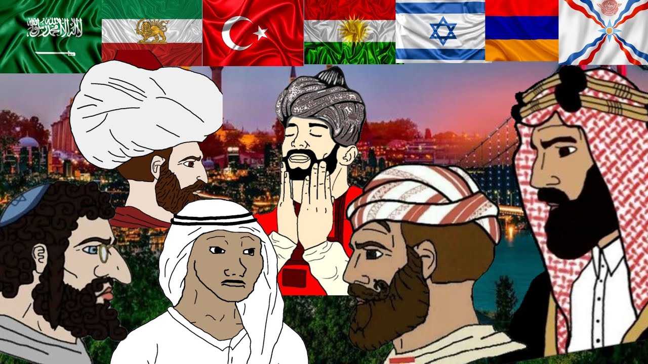 MAIN Ethnic Groups in MIDDLE EAST Be Like!! - YouTube