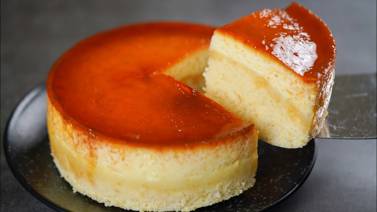 VANILLA CAKE WITH CARAMEL PUDDING | 2 IN 1 DESSERT RECIPE | VANILLA ...