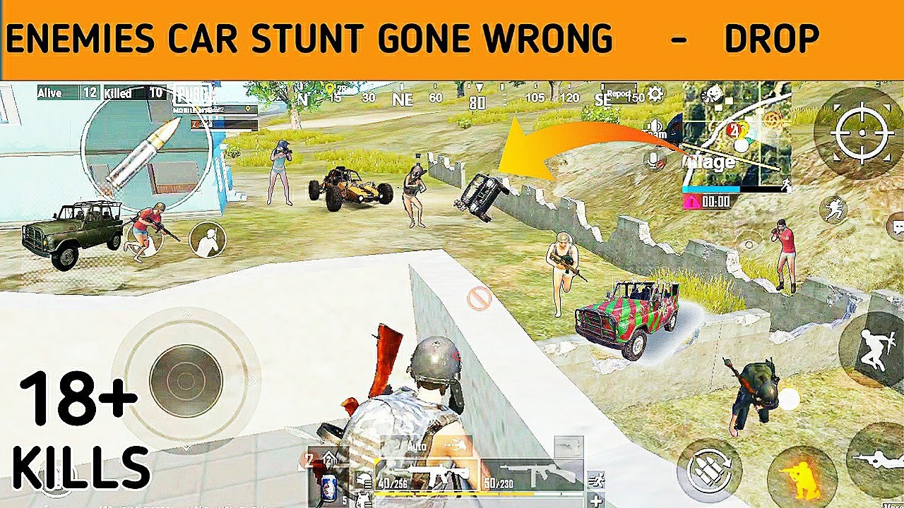 ENEMY CAR STUNT GONE WRONG || DROP HUNT || 1 V/S 4 - YouTube