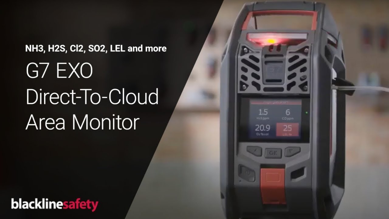 G7 EXO Direct To Cloud Area Monitor | NH3, H2S, Cl2, SO2, LEL | Gas ...