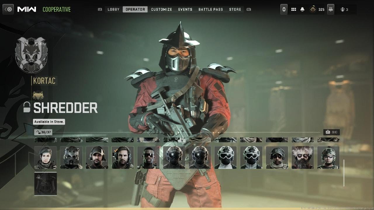 Preview of Shredder (Call of Duty: Modern Warfare II) - YouTube