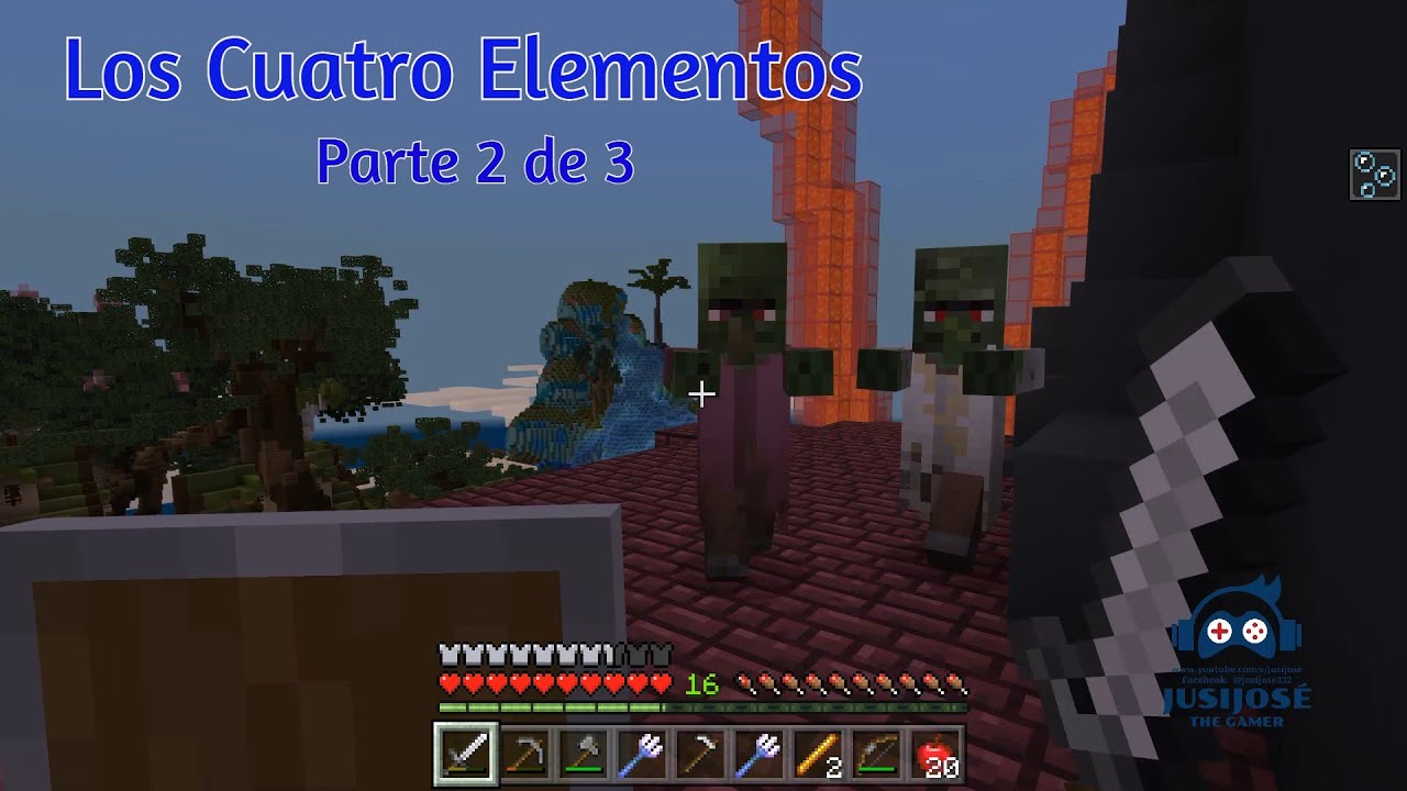 Los Cuatro Elementos - Parte 2 de 3 - Minecraft - YouTube