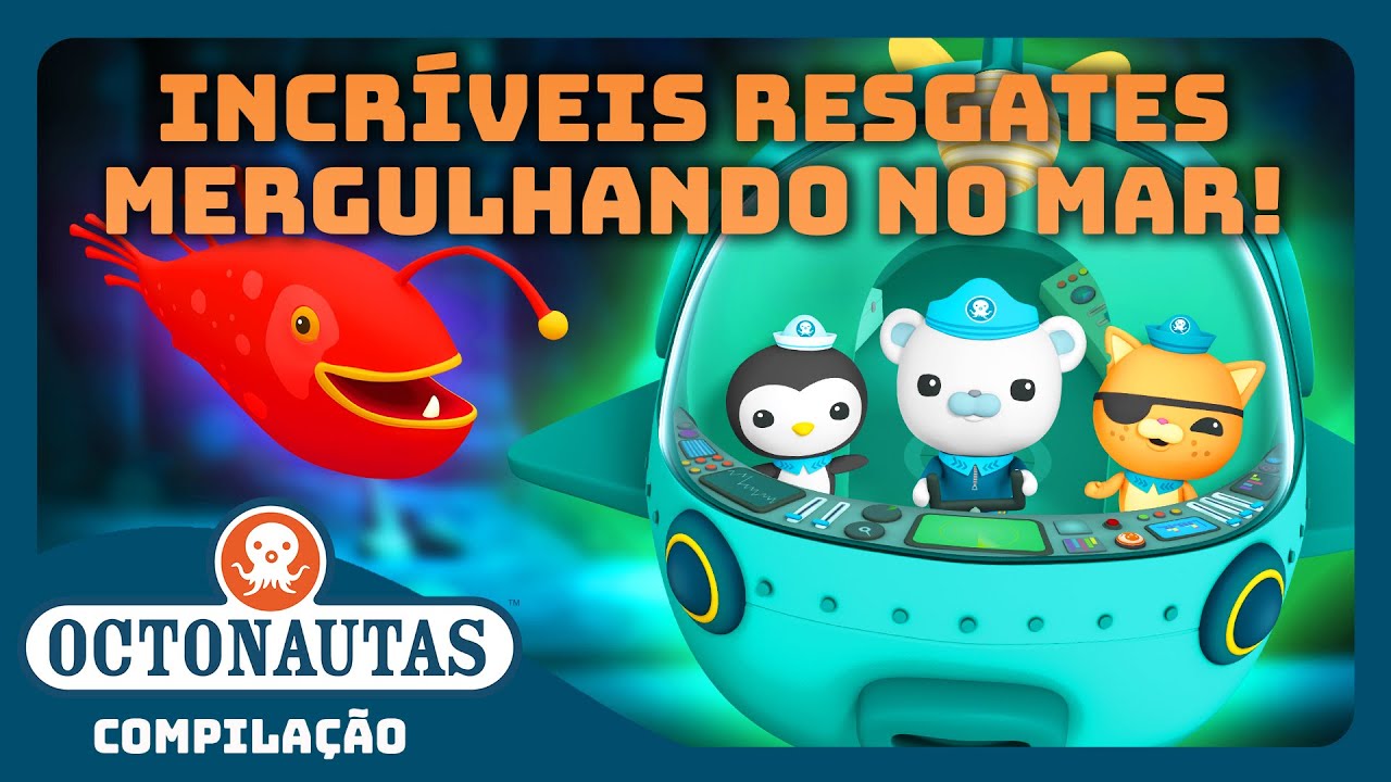 Octonautas - Incríveis Resgates Mergulhando no Mar! ⛑️ | Compilação ...