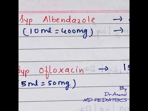 What Is The Dose Of ALBENDAZOLE In NCC ? - YouTube