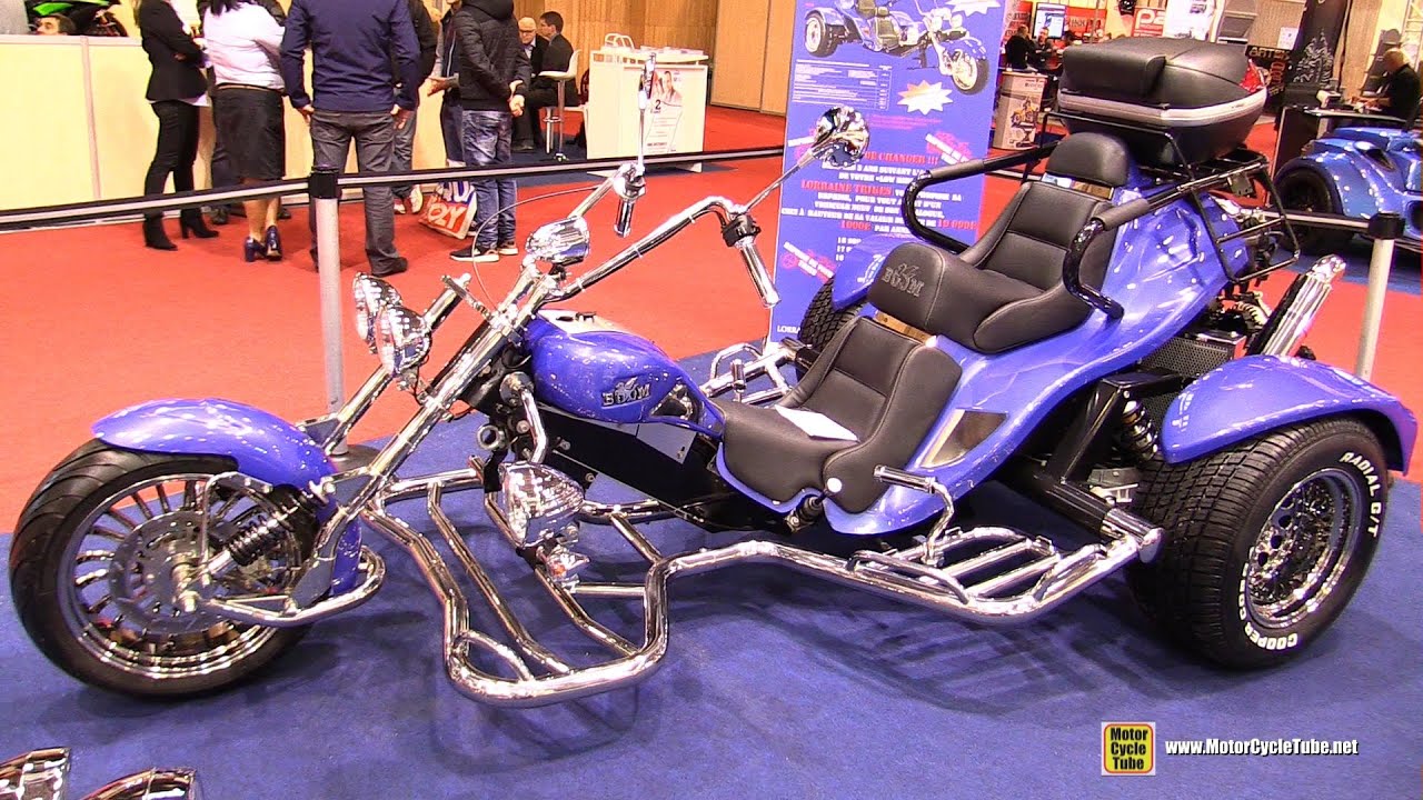 2015 Boom Low Rider Retro Trike - Walkaround - 2015 Salon de la Moto ...