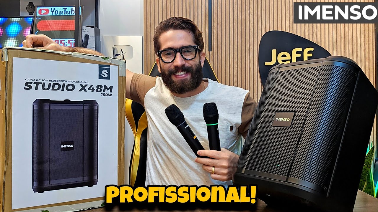 LANÇAMENTO! IMENSO STUDIO X48M 150W: A caixa de som PROFISSIONAL da ...