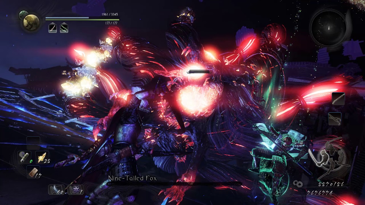 Nioh Nine Tailed Fox - YouTube