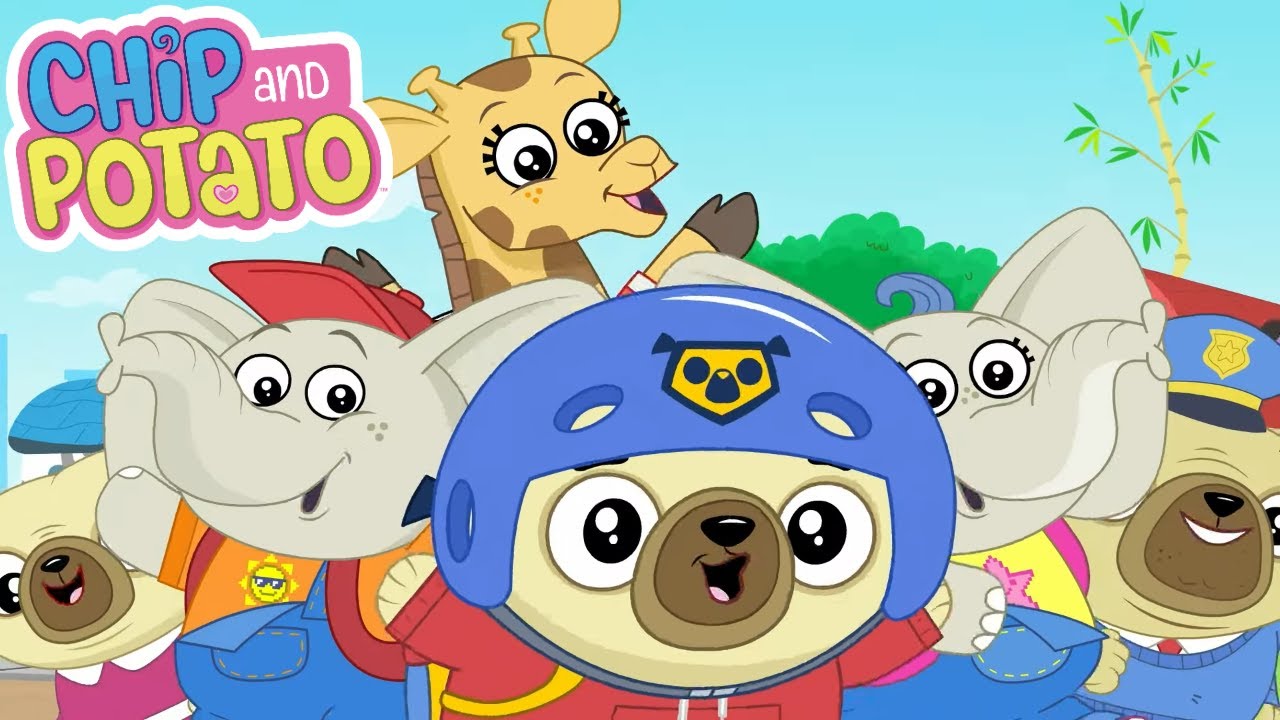 Chip and Potato | Bem -vindo Walkies Song | 90 minutos | Desenhos ...