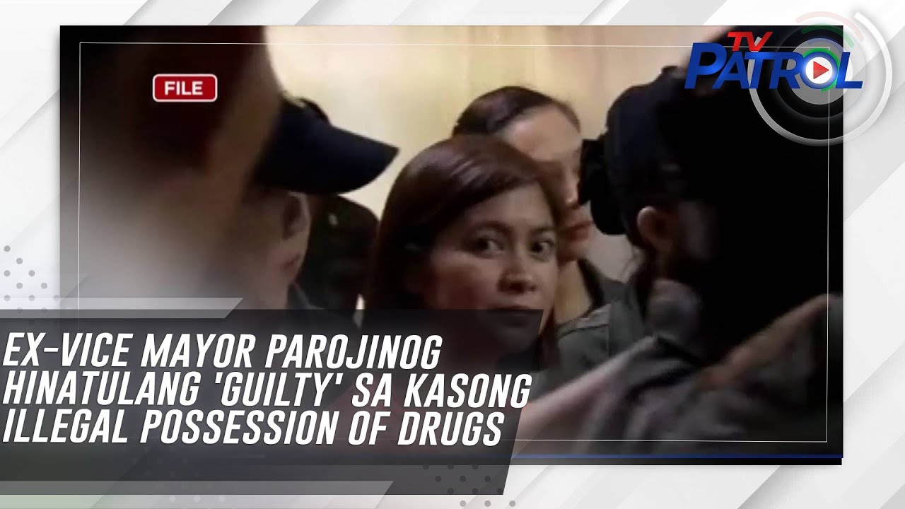 Ex-vice mayor Parojinog hinatulang 'guilty' sa kasong illegal ...
