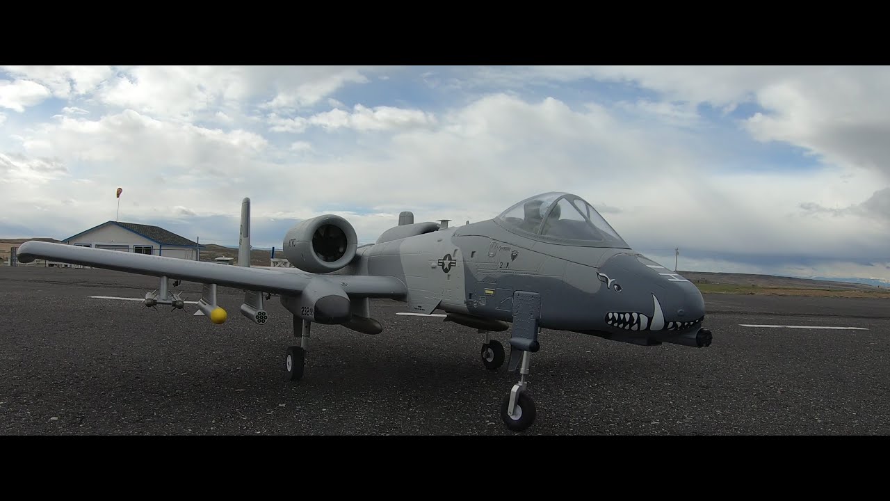 E-flite A10 Thunderbolt II Runway Cam flight clips. - Music Edition ...