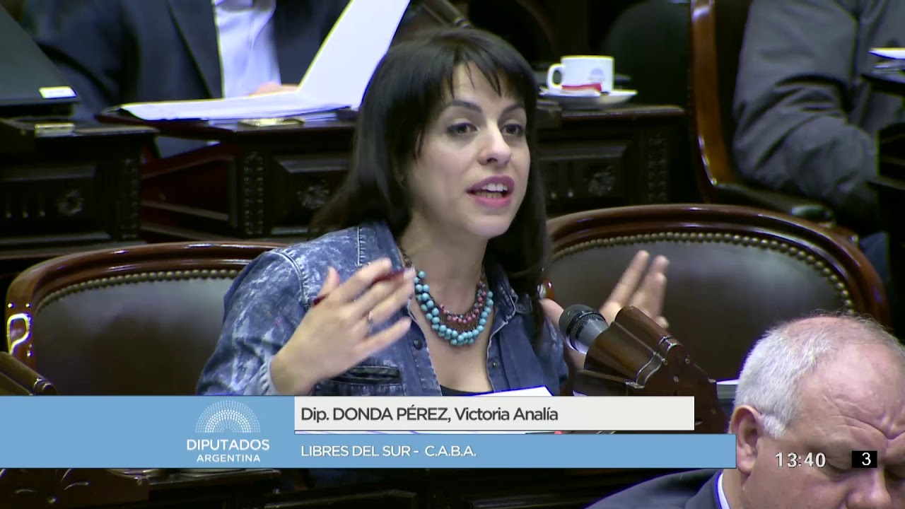 Diputada Donda Pérez Victoria Analía - Sesión 13-09-2017 - CP - YouTube