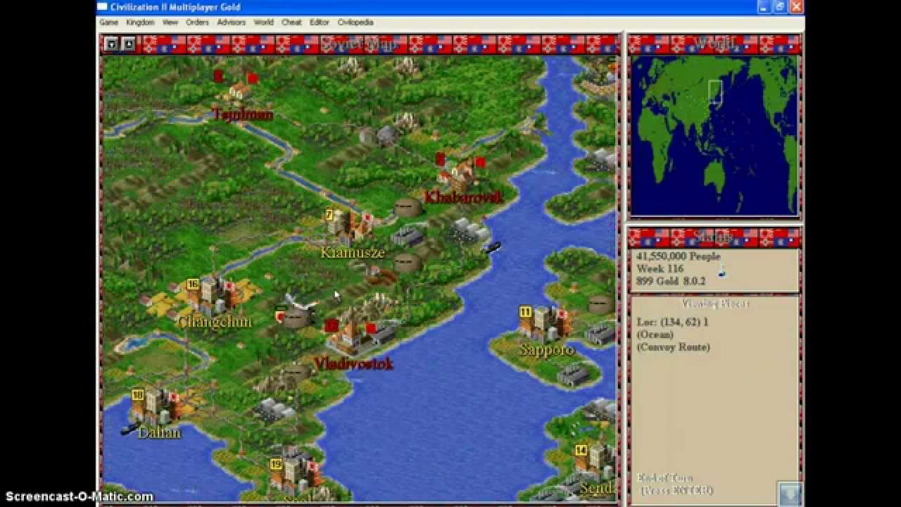 Civilization 2 Gameplay Part I - YouTube