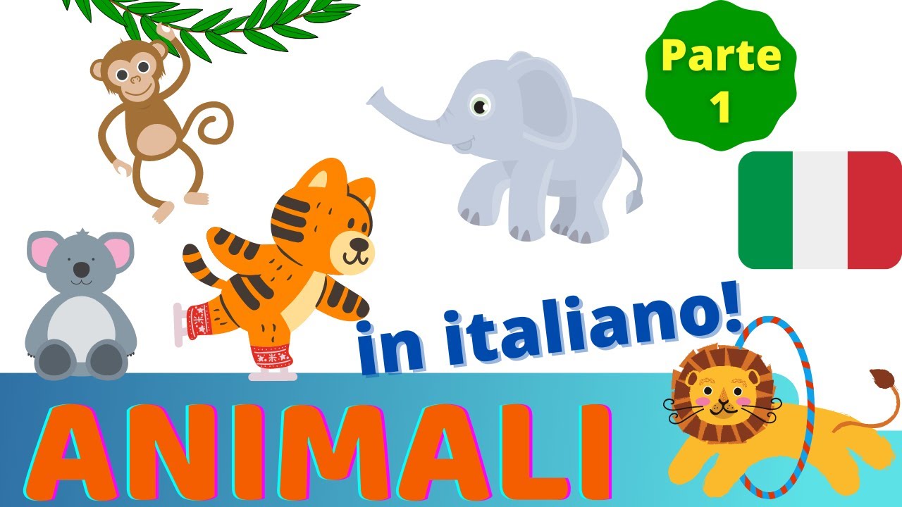 imparare animali italiano - VIDEO EDUCATIVI per bambini SUPER SEMPLICE ...