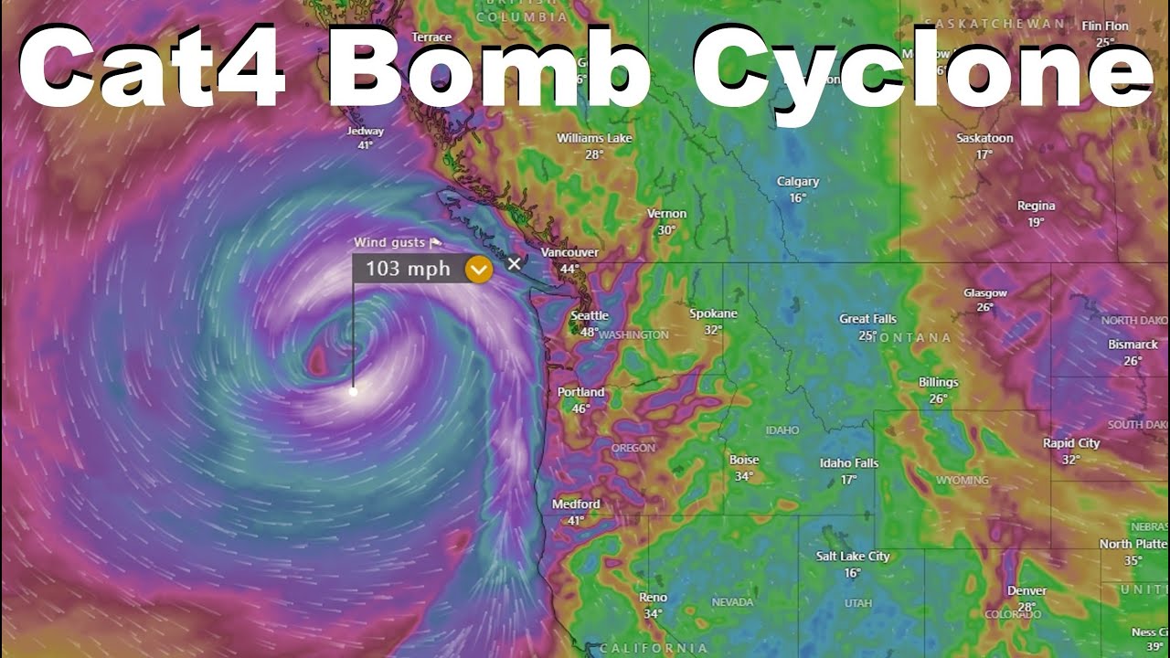 Cat 4 Bomb Cyclone Off The West Coast - Time May Be An Illusion ...