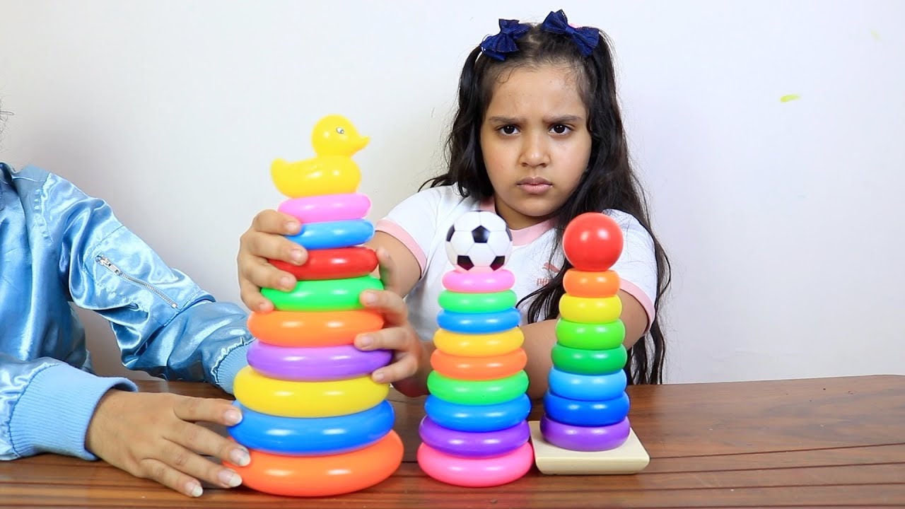 Learn Colors with Stacking Rings - YouTube