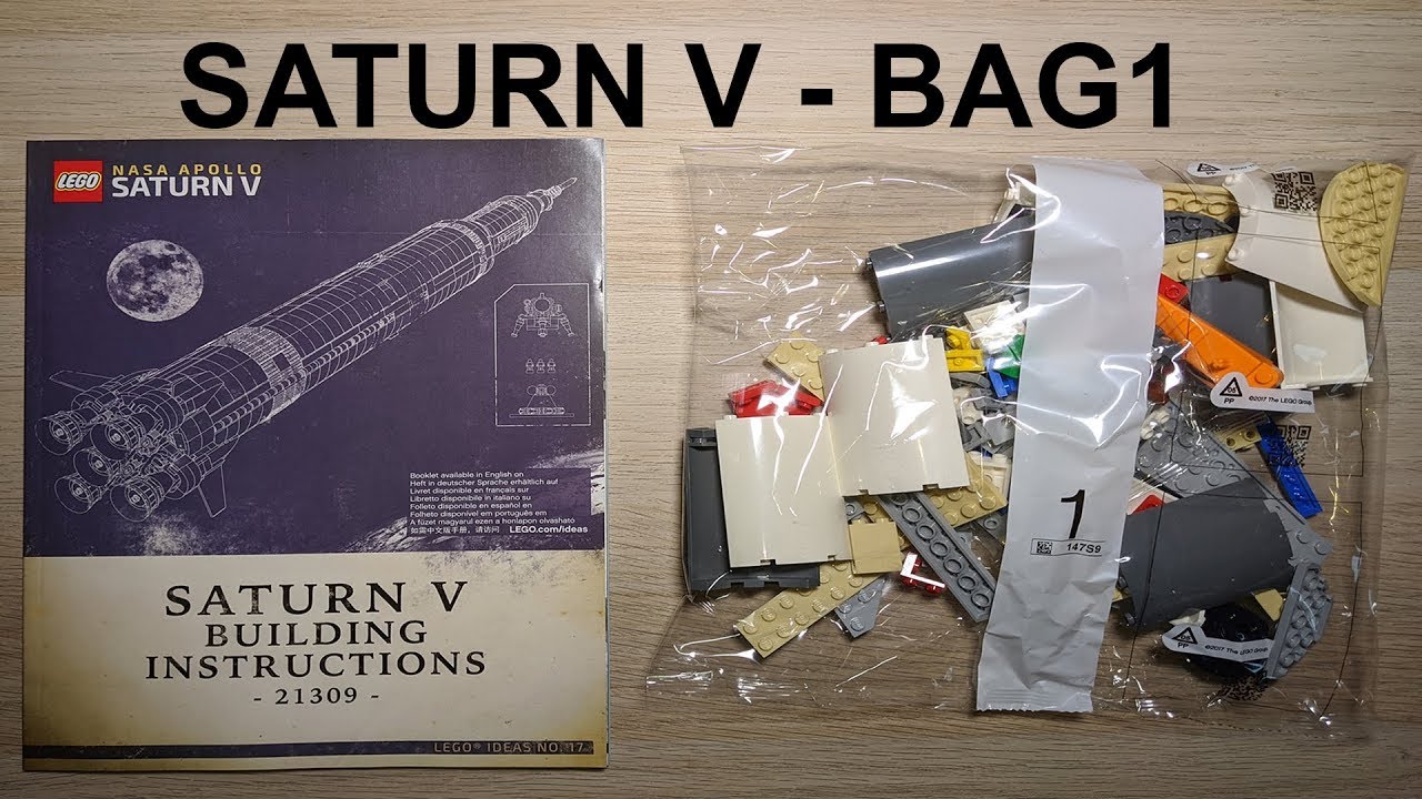 Lego Saturn V 21309 - Bag 1 - YouTube