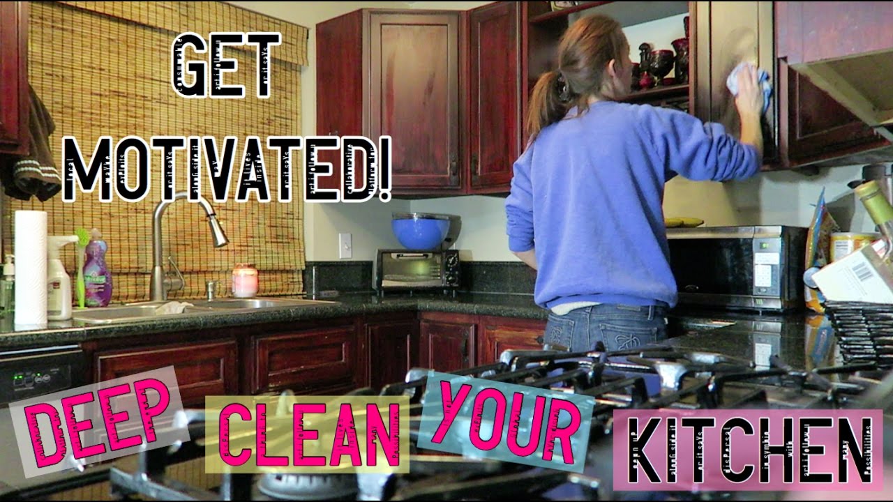 Kitchen Cleaning Routine | Speed Cleaning MOTIVATION - YouTube