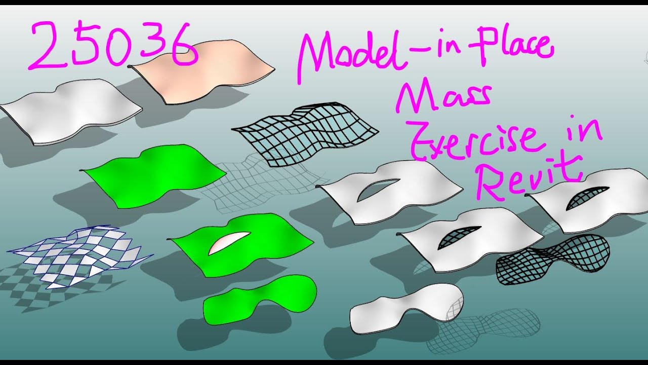 25036 - Model In Place Mass Exercise in Revit - YouTube