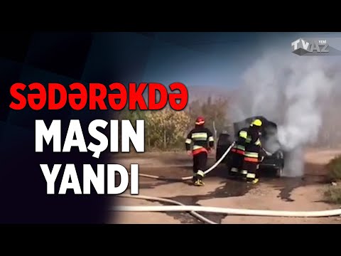 SƏDƏRƏK RAYONUNDA MAŞIN YANDI