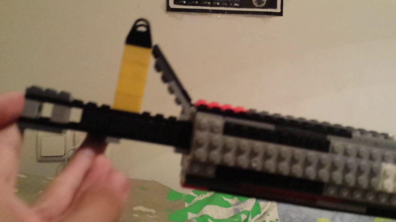 Lego ar-15 rifle. | johns lego guns | - YouTube