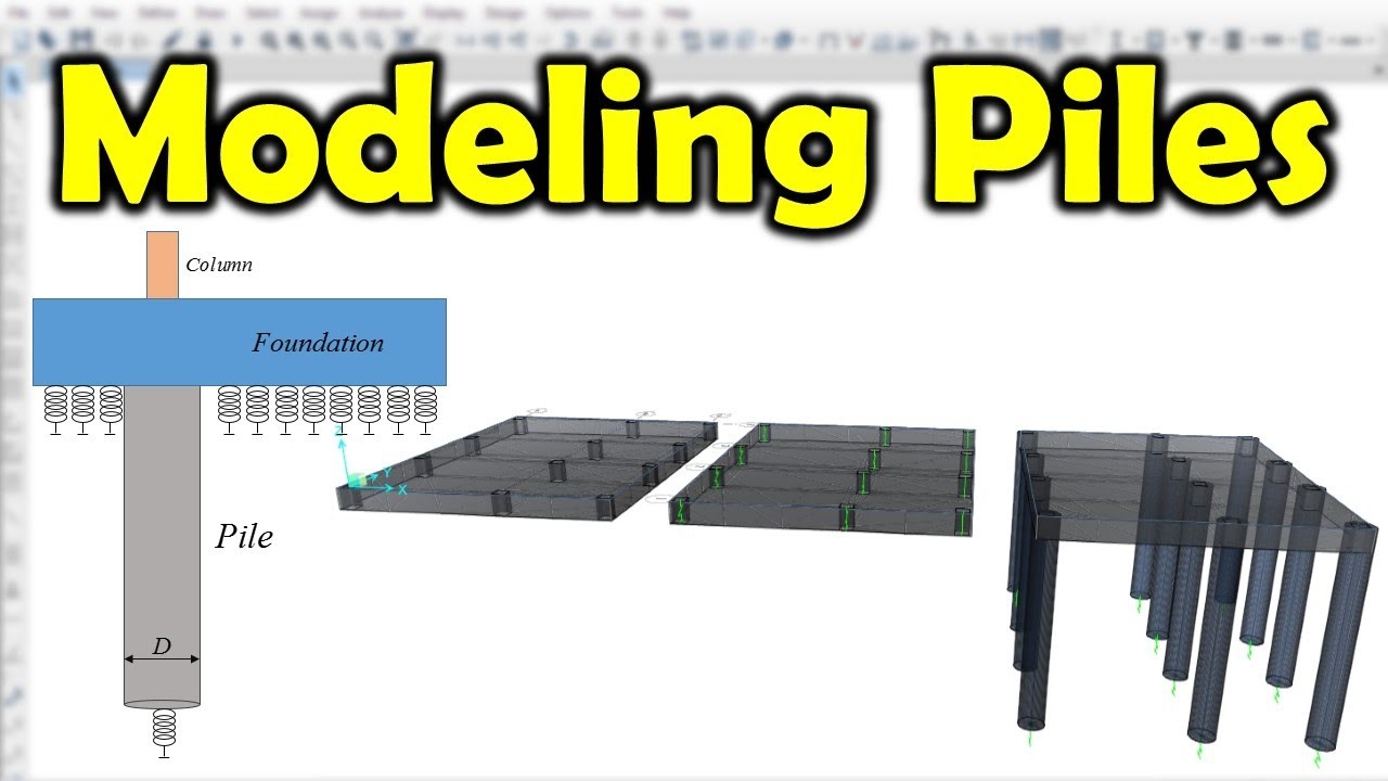 Point Spring vs RC Column Pile Modeling in SAFE: Which Works Best ...
