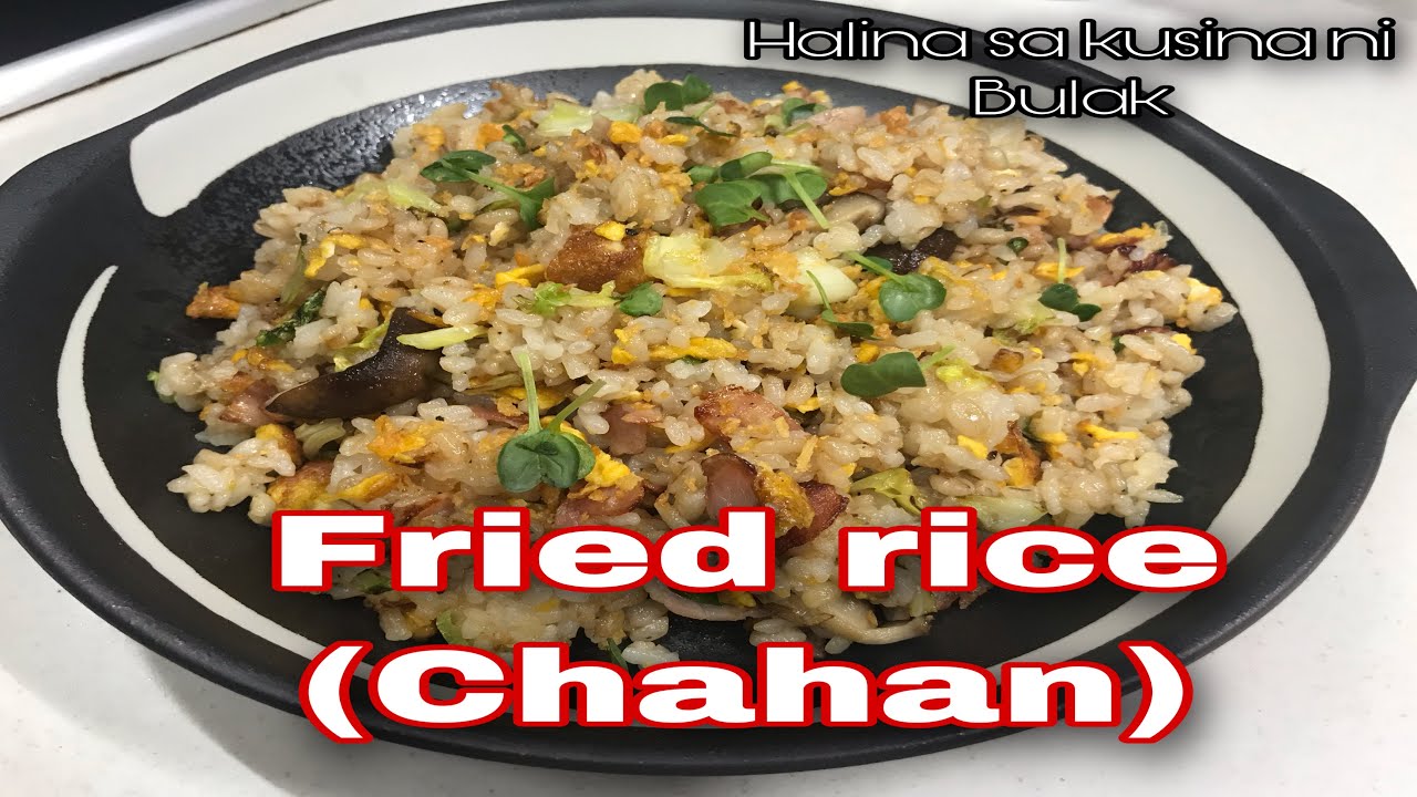 Ganito gawin mo sa tirang kanin (bahaw) fried rice with shitake ...
