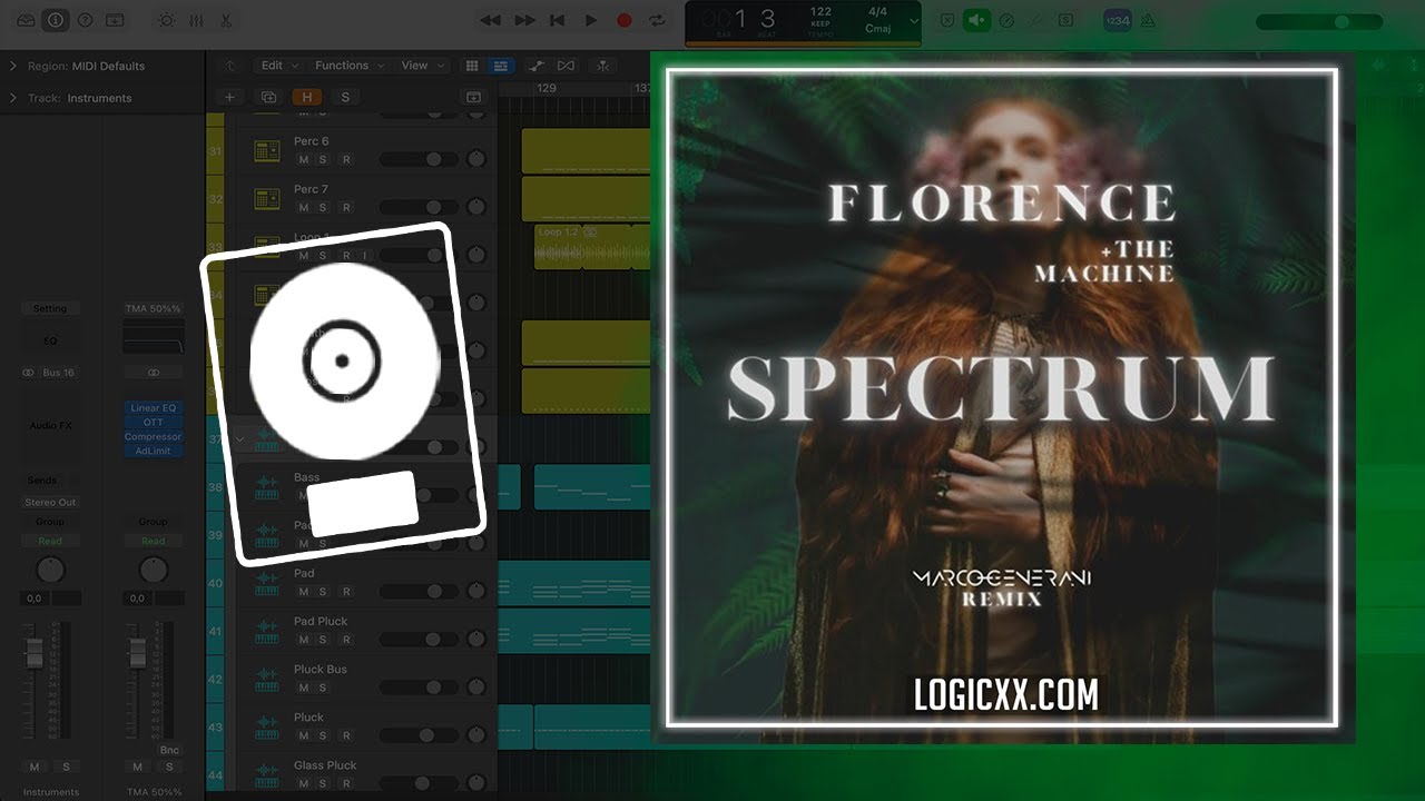 Florence & The Machine - Spectrum (Marco Generani Remix) (Logic Pro ...