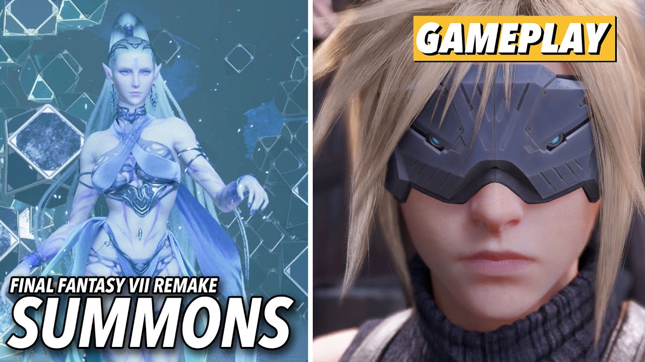 VR Summon Fights in Final Fantasy VII Remake | Kotaku - YouTube