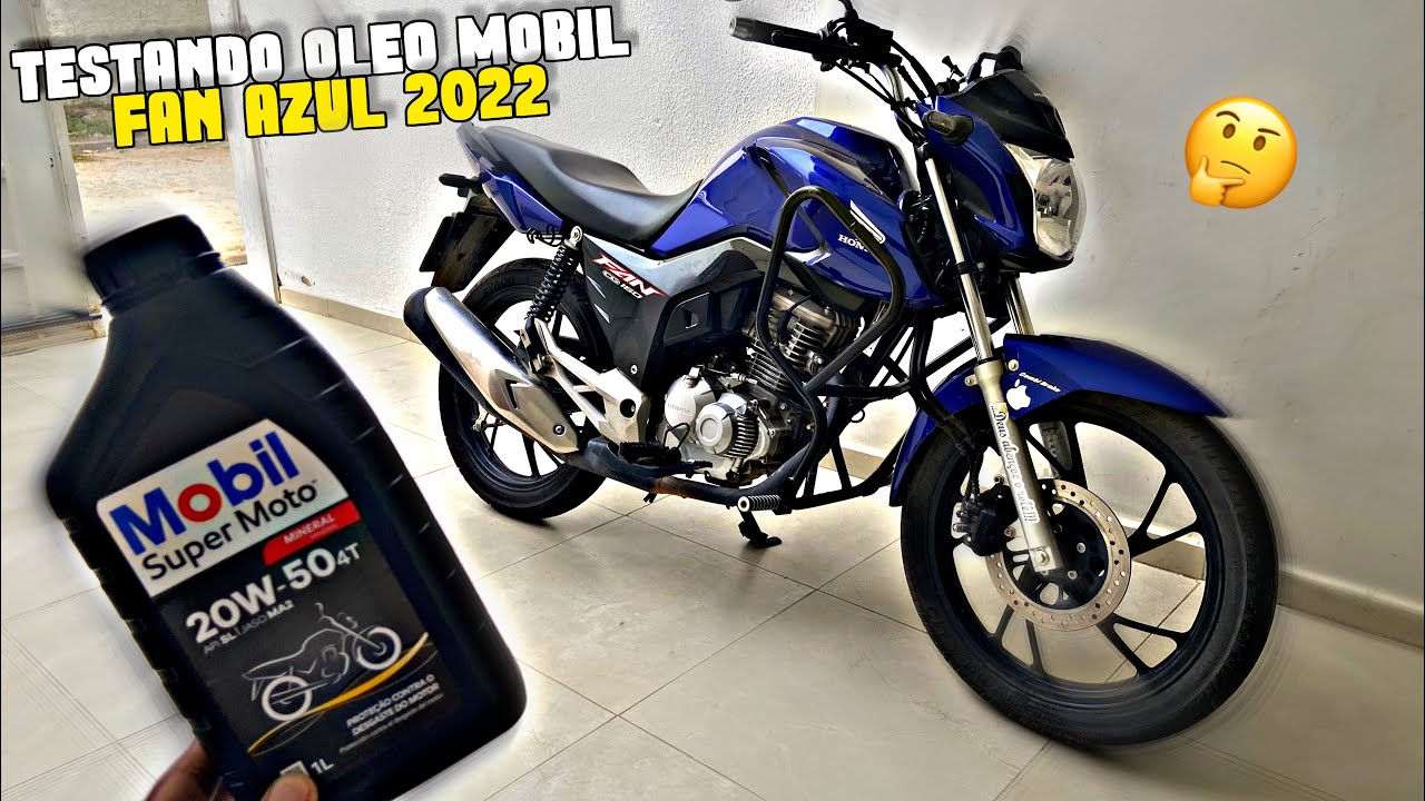 TESTANDO ÓLEO MOBIL NA FAN AZUL 2022 SERÁ QUE PRESTA?🤔 - YouTube