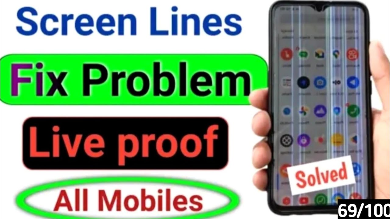 Fix 👹screen flickering on mobile screen & display Line problem ...