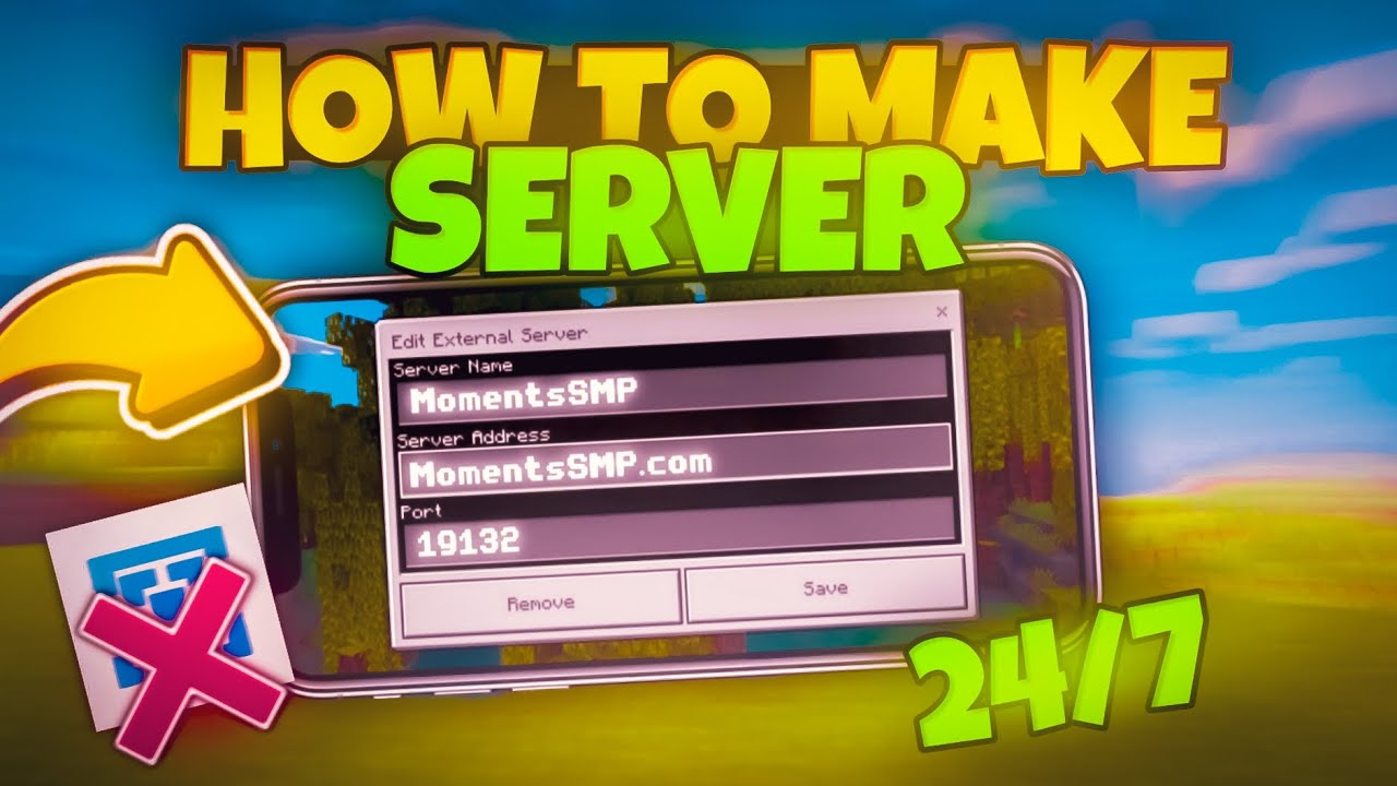 How to Make FREE 24/7 Server In Minecraft Pocket/Bedrock Edition🤯 ...