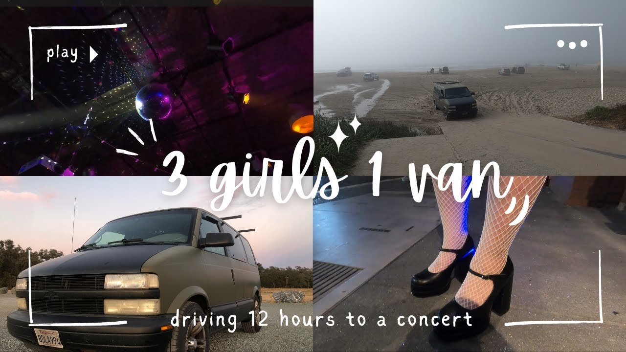 3 girls try VANLIFE in 1 van - YouTube