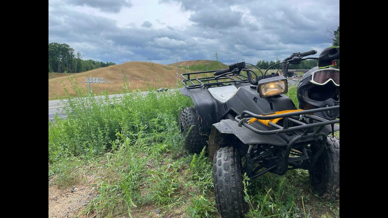 4K! Let's RIDE!! Shall We? Highway Construction 4-wheeler Ride After ...
