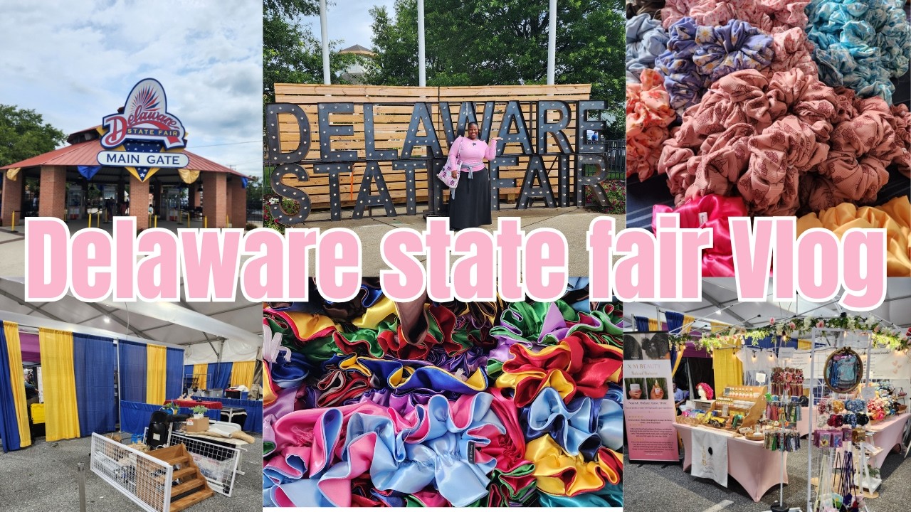 Delaware State Fair 2025 🎡 Final fair prep & setting up! booth! BTS of ...