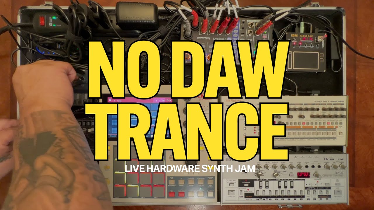 No DAW Trance | Live Hardware Synth Jam - YouTube