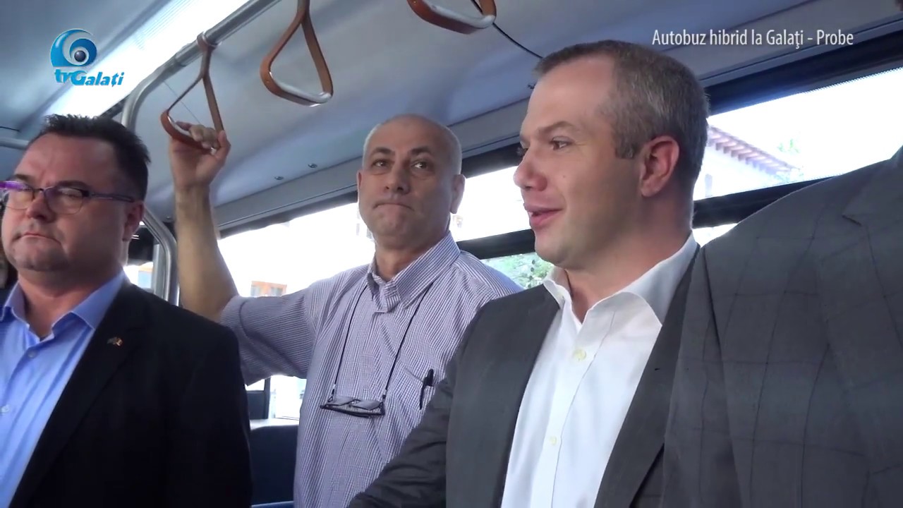 Prezentare Autobuz Hibrid - Galati august2018 - YouTube