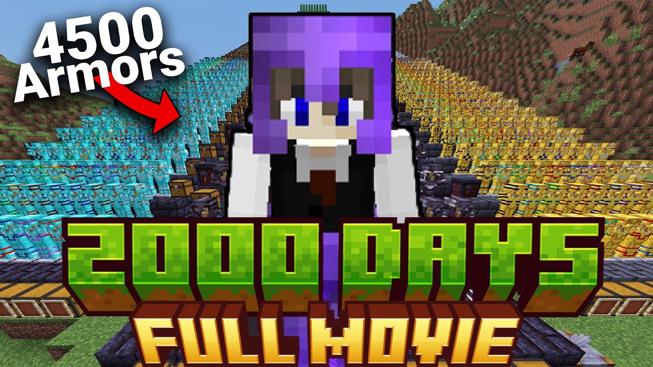 I Survived 2000 Days in Minecraft [Full movie] - YouTube