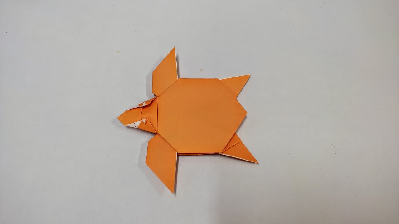 How To Fold Easy Archelon - Origami Easy Archelon - YouTube