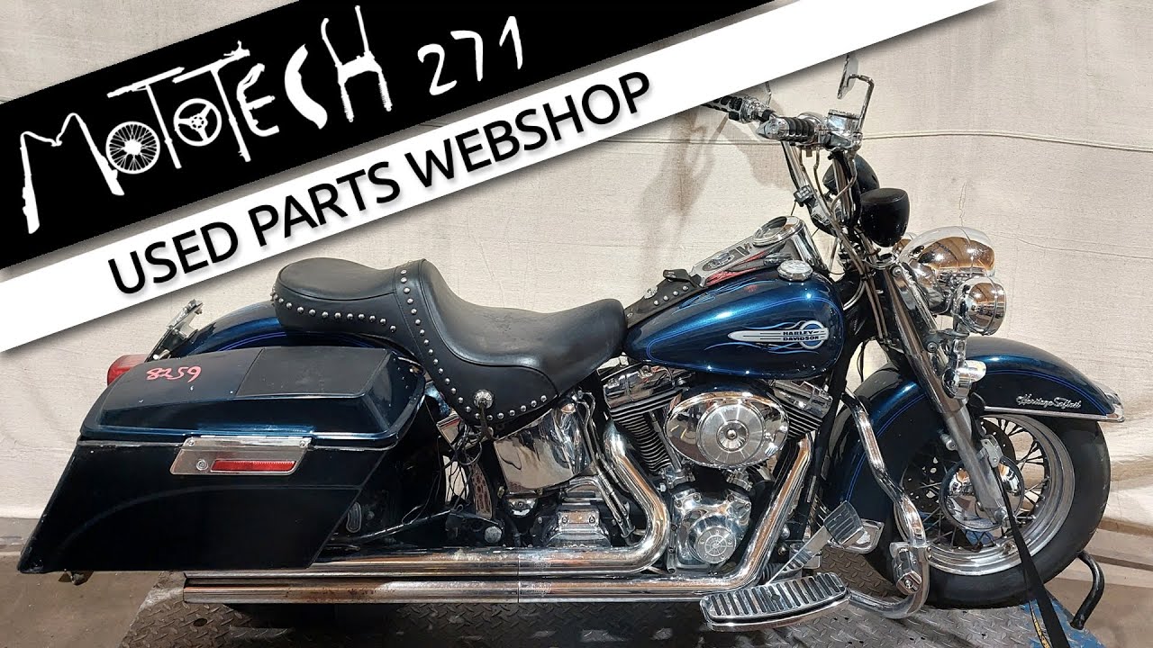 Unveiling the Classic: 2002 Harley Davidson FLSTC Softail Heritage ...