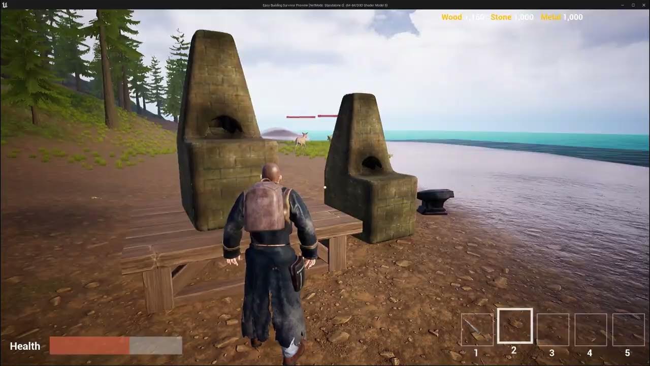 My survival game progress..he can crouch, roll and combo attack now 😲!! [unreal engine noob ...