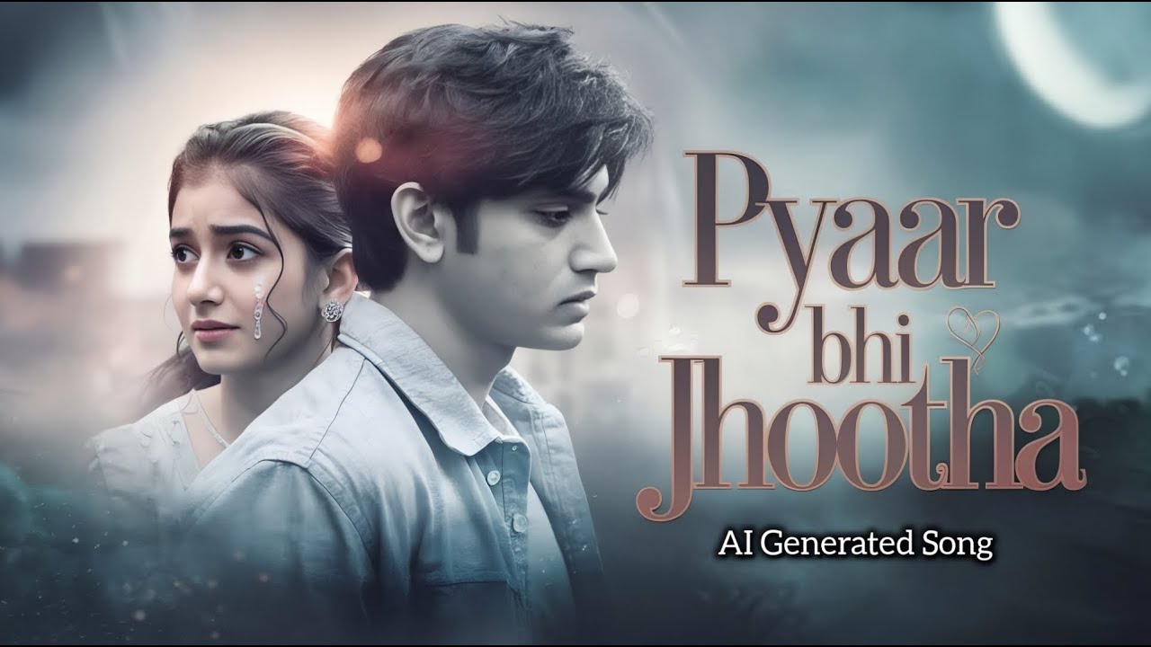Pyaar Bhi Jhootha | Bollywood Emotional Romantic Song | AI Generated ...