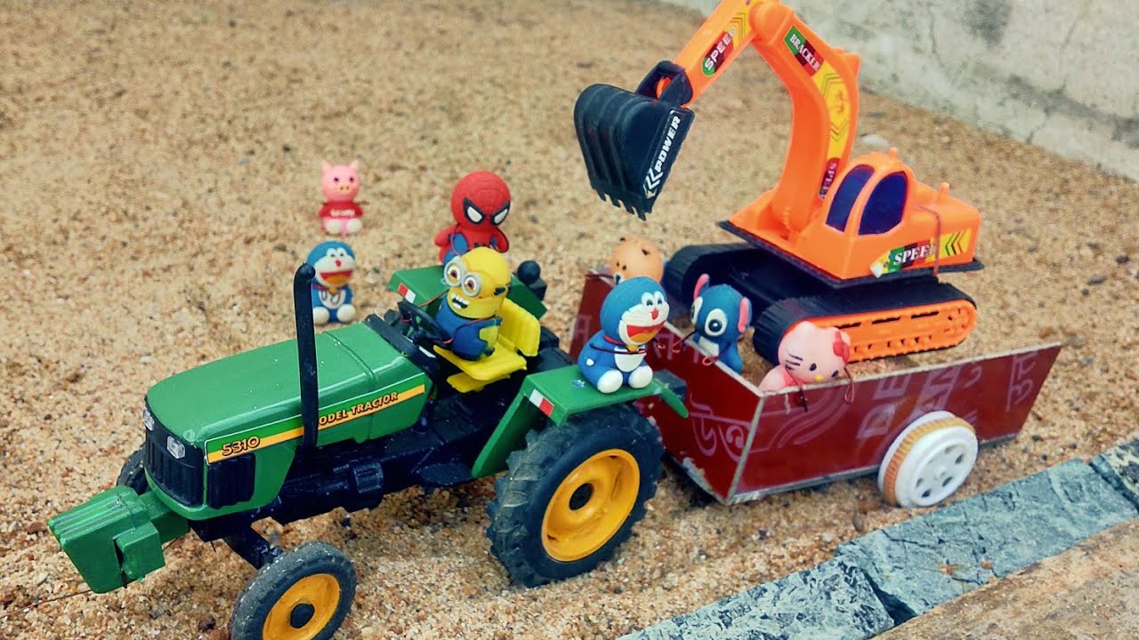 tractor wala video | JCP tector trally full video | kids toys video ...