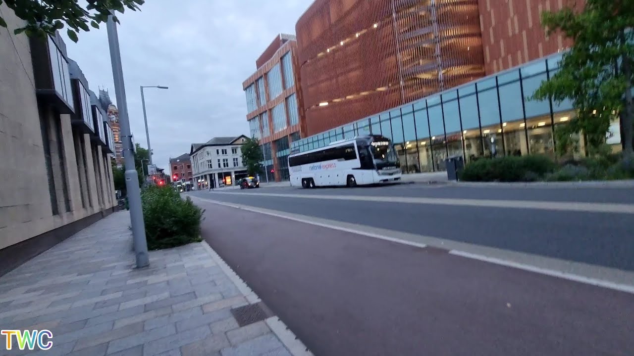 Night walk in Nottingham city centre 🇬🇧 - YouTube